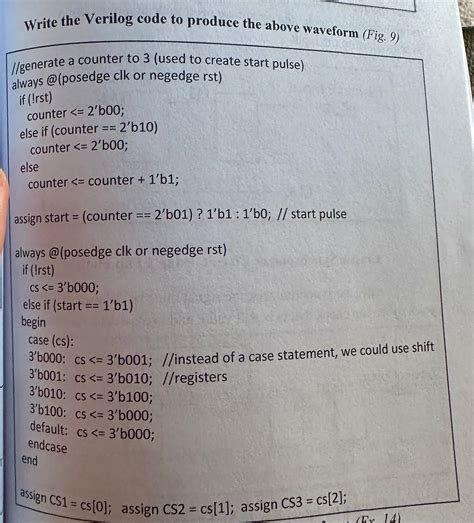 Does The Code Indicated In The Picture Below Actually Produce The Waveform Attached