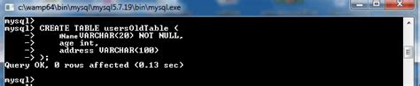 mysql select into stackhowto