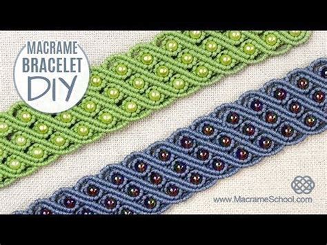 Beaded Triple Wave Macramé Bracelet Tutorial YouTube Seed Bead Tutorials Diy Jewelry