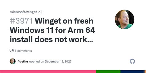 Winget On Fresh Windows 11 For Arm 64 Install Does Not Work And Cannot
