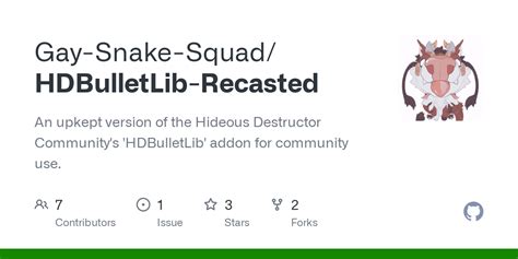 GitHub Gay Snake Squad HDBulletLib Recasted An Upkept Version Of The Hideous Destructor