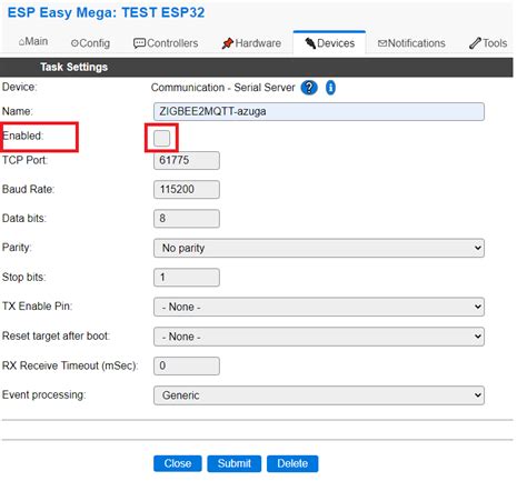 Esp32 Serial Server Doesnt Work · Issue 2750 · Letscontrolitespeasy · Github