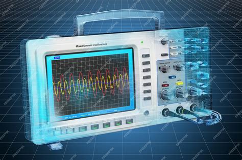 Premium Photo Visualization 3d Cad Model Of Oscilloscope 3d Rendering