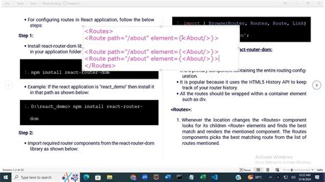 react router tutorial part 1 youtube