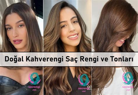 Doğal Kahverengi Saç Rengi Ve Tonları