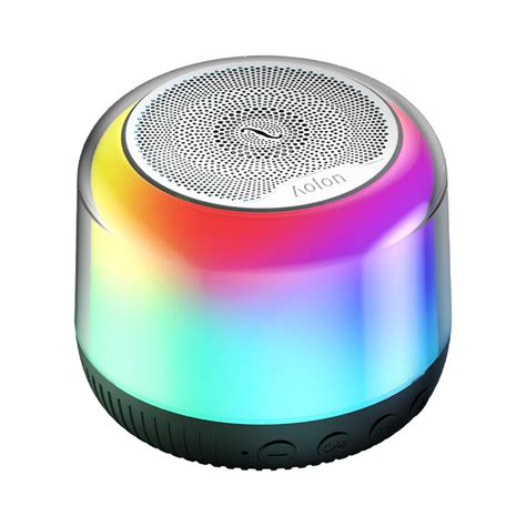 Aolon S11 Rgb มินิลำโพงบลูทูธไร้สายสีสันสดใสเพลงจังหวะเสียงแหลมกลางแจ้งแบบพกพา Tws ซับวูฟเฟอร์