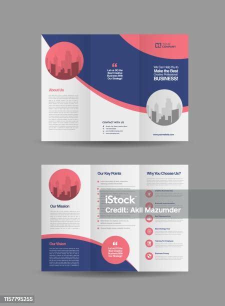 트라이 폴드 브로셔 디자인 3 접힌 브로셔 템플릿 비즈니스 광고 브로셔 3가지 개체에 대한 스톡 벡터 아트 및 기타 이미지 3가지 개체 접힌 책자 Istock