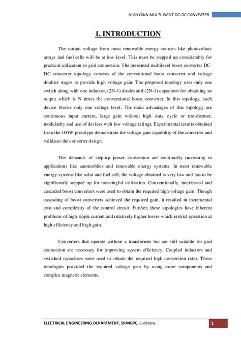 Pdf High Gain Multi Input Dc Dc Converter