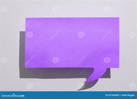 Color Paper In Shape Of Dialog Box With Important Message Infromation Written On Sticker