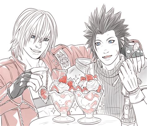 Zack Fair And Dante Final Fantasy And More Drawn By Crylin Danbooru