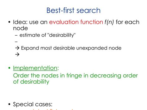 PPT Informed Search Algorithms PowerPoint Presentation Free Download ID
