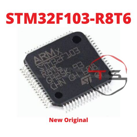 Jual Ic Stm32f103 R8t6 Stm32f103r8t6 Stm32f103 Rbt6 Lqfp 64 Arm Cortex