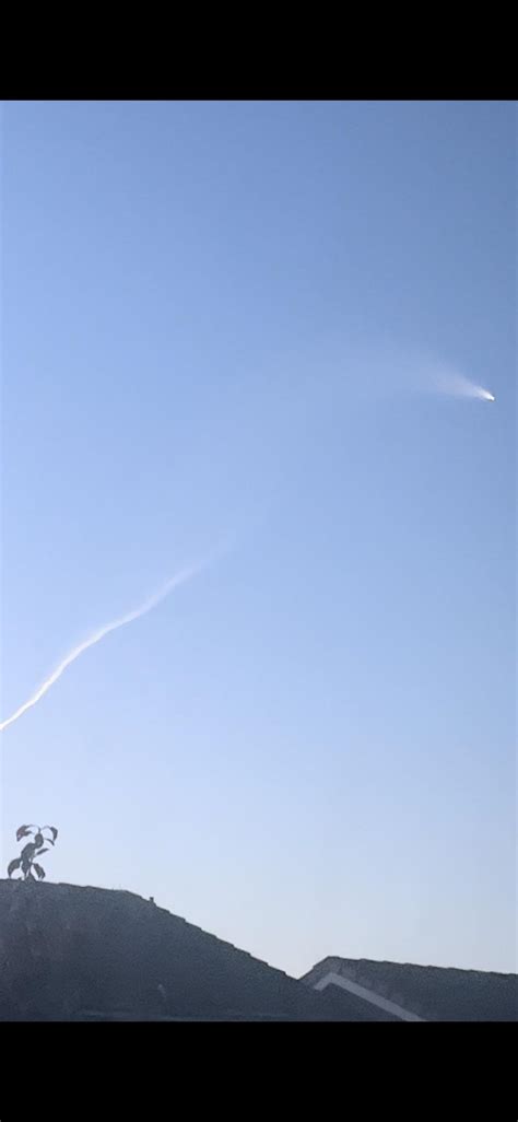 Flight Test For Ground Based Interceptor Missile Launched From Vandenberg Sfb Seen Over San Jose