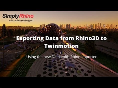 Datasmith Plugins Equivalent For Rhino And Revit Etc Ideas Requests D5 RENDER FORUM