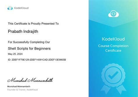Prabath Indrajith On Linkedin Shellscript Devops Kodekloud