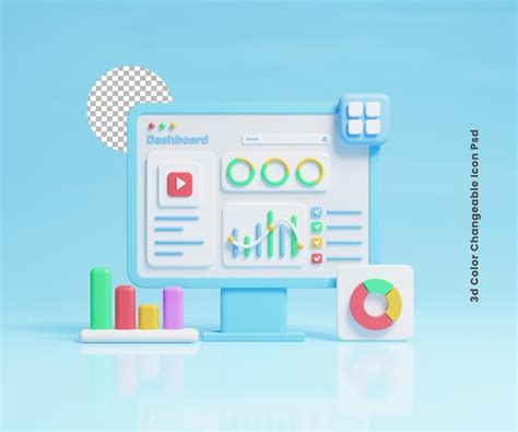 Premium Psd Web Page Analysis Optimization Icon Illustration Or Web Page Analysis Graph