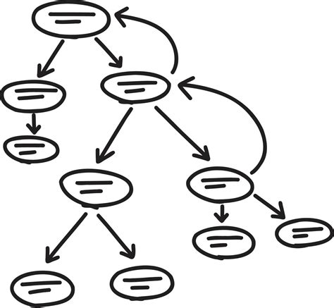 Hand Drawn Circle Connection Graph Illustration Vector Art At Vecteezy