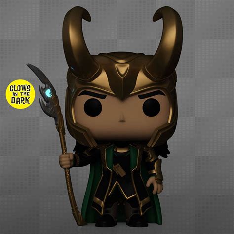 Funko Pop Loki Con Cetro Glows In The Dark Katary