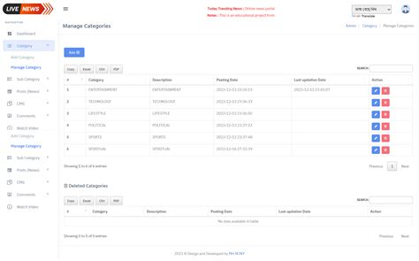 Github Dev Mhronylive News Portal In Php Live News Portal In Php
