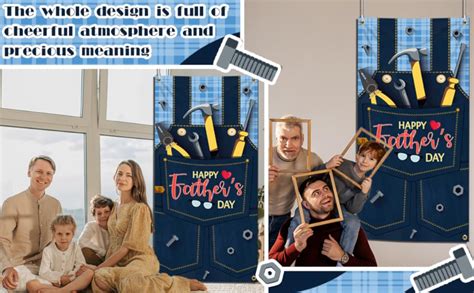 Happy Father Day Decoration Father Day Door Cover Backdrop