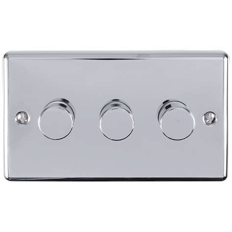 Eurolite Enhance Range En3dledpc Decorative 3 Gang Dimmer Switch