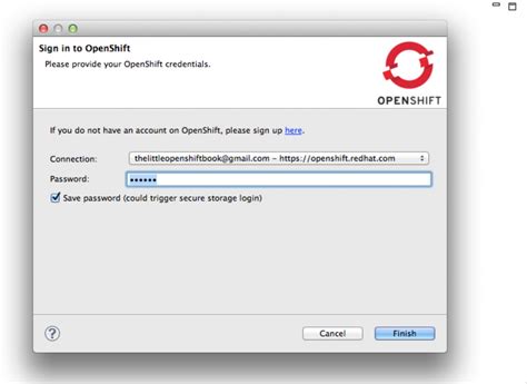 Eclipse Openshift Signin 0 Shekhar Gulati