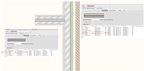 Auto Connecting Complex Wall Components Architecture Vectorworks