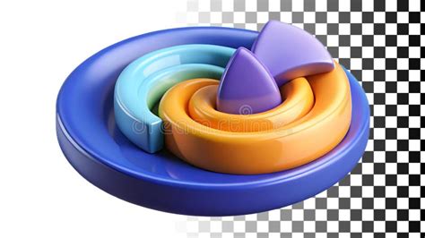 Circular Arrow Symbol Rotation Icon Cycle Sign Direction Indicator Motion Graphic Png