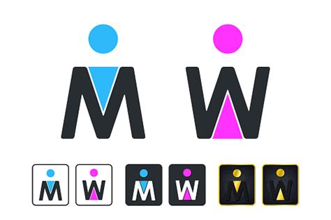 화장실 화장실에 대 한 기호입니다 화장실 문 판 아이콘입니다 남자와 여자 벡터 기호 검은색에 대한 스톡 벡터 아트 및 기타 이미지 검은색 공항 남자 Istock