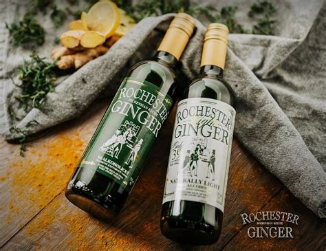 Rochester Ginger Original Ingverjevi Napitki Napitki živa Voda