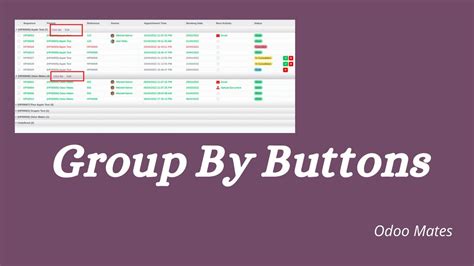 96 How To Add Buttons Inside Group By Tree View In Odoo Buttons In Group By List View Youtube