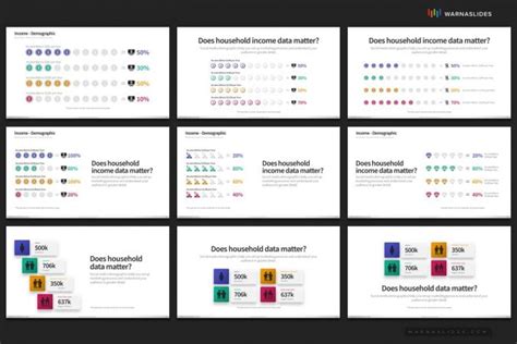 Demographic Data PowerPoint Template PowerPoint Slide Master Templates Infographics