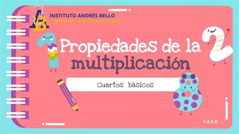 Propiedades De La Multiplicación Profesocial