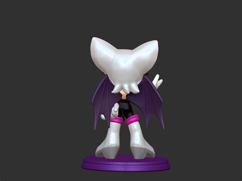 Rouge The Bat 3d Ready Print Model 3d Model 3d Printable Cgtrader