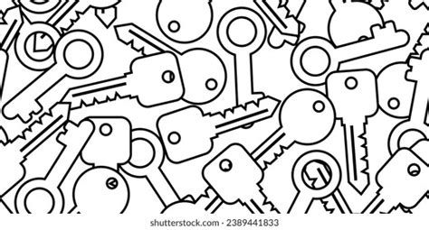 Key Lock Print Pattern Stock Vectors And Vector Art Shutterstock