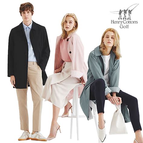 21년신상 헨리코튼 골프 여성남성 웨더 맥코트 간절기 코트 티몬