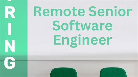 Remote Senior Software Engineer Wanted