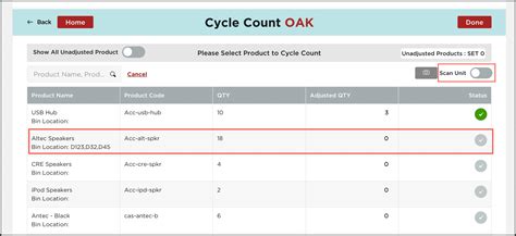 Cycle Count Workflow