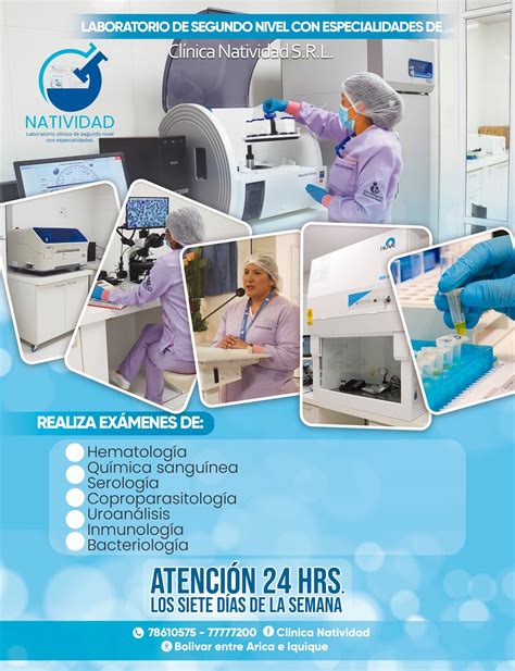 Clínica 🔈🌡laboratorio De Segundo Nivel Con Especialidades Con Equipos