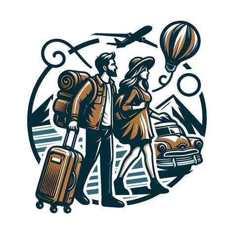 Download Ai Generated Couple Travel Royalty Free Stock Illustration Image Pixabay