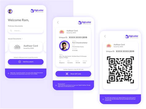 Digilocker Ui Prototype By Srigovind Nayak On Dribbble