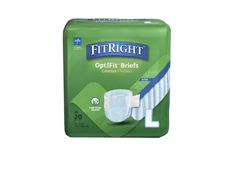 Fitright Optifit Ultra Adult Briefs Incontinence Diapers With Tabs