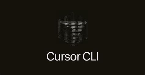 Cursor Cli Cursor The Ai Code Editor