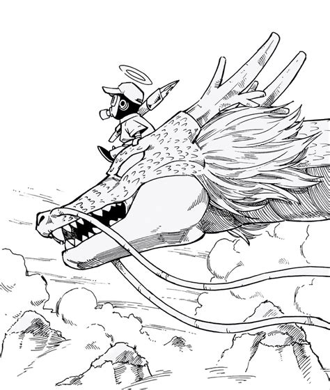 Shenron And Toriyama Akira Dragon Ball Drawn By Andonystrawhat