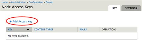Anonymous User Access Control With Node Access Keys Access Control Modules Drupal Wiki Guide