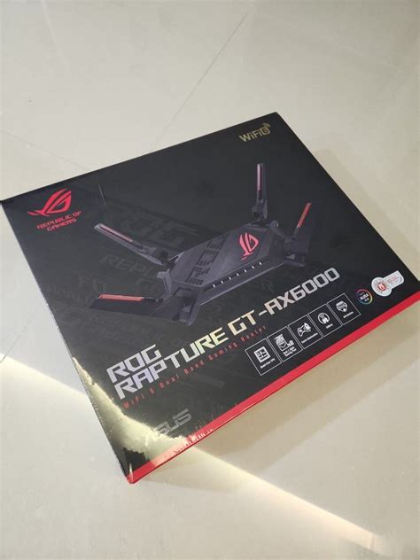 Asus ROG GT AX6000 Router Brand New Wifi 6 Computers Tech Parts Accessories Networking