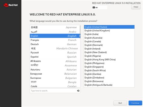 RedHat Linux Install RHEL 9 Server World