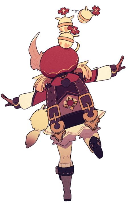 Klee Dodoco And Jumpy Dumpty Genshin Impact Drawn By Mm Motot Danbooru