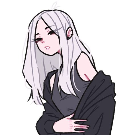 White Hair Oc By Dijor98 On Deviantart