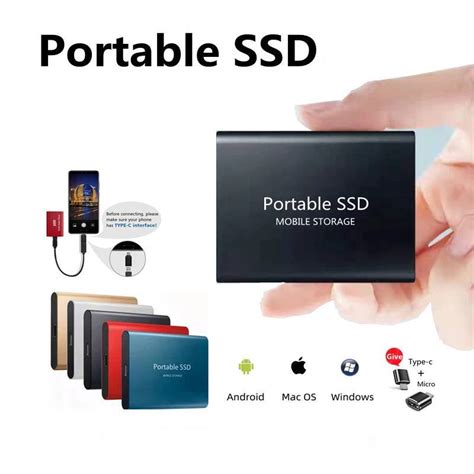 Portable Ssd Tb External Hard Drive High Speed Mobile Solid State Drive Bornilshop
